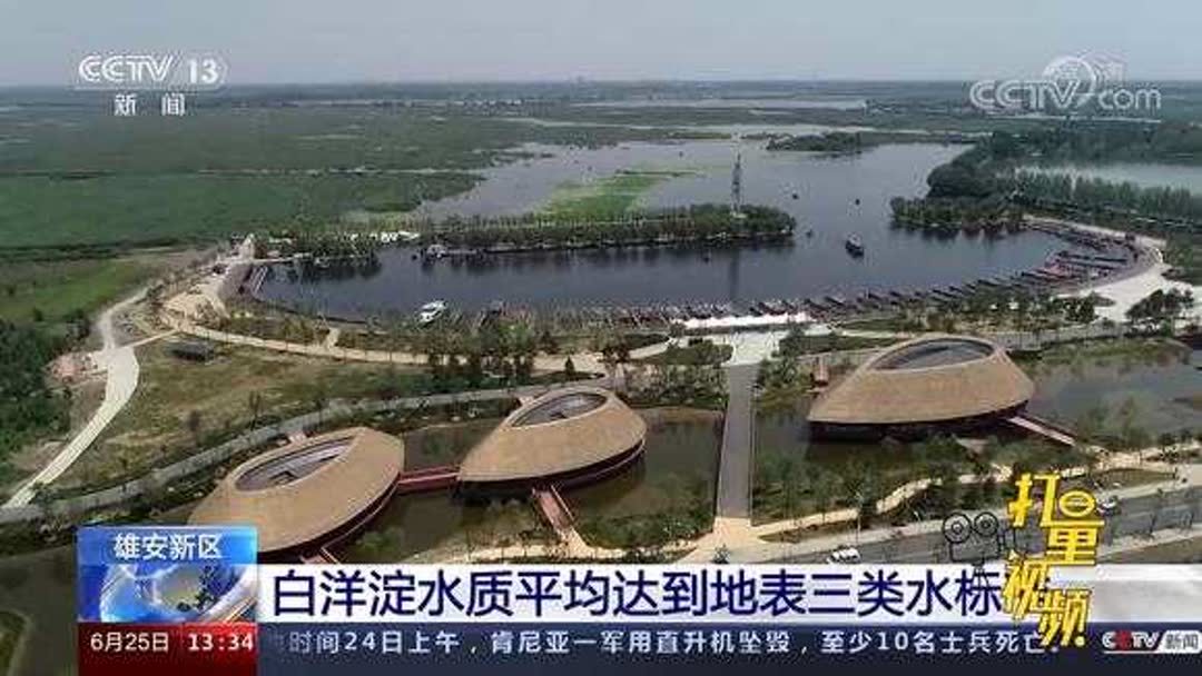 雄安新区:白洋淀水质平均达到地表三类水标准