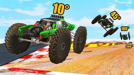 老司机从不同角度玩汽车翻滚,酸爽的竞技画面,车祸模拟器