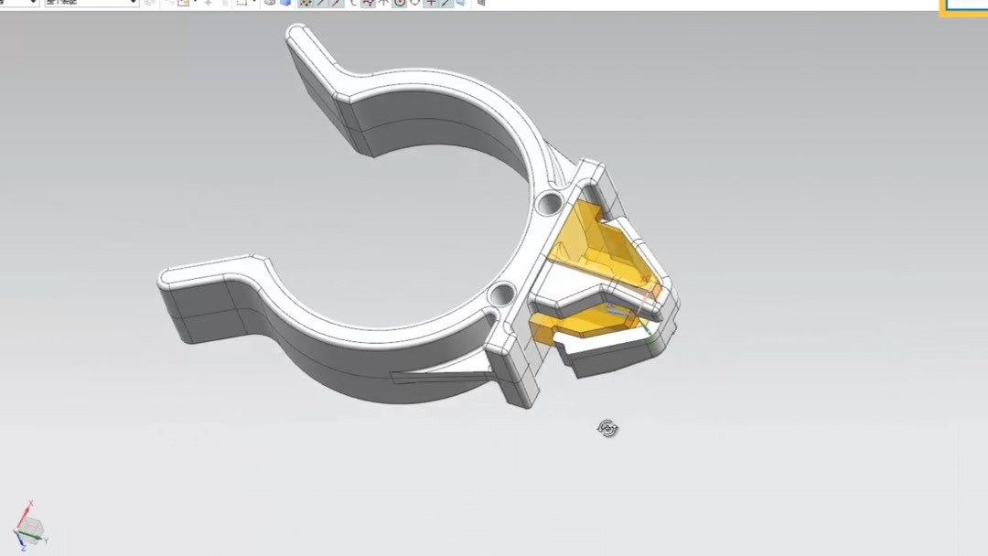 ug分模教程视频 模具设计分模 案例5