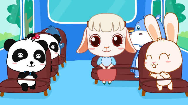 儿童安全之校车安全,和小伙伴一起搭校车,上学真开心