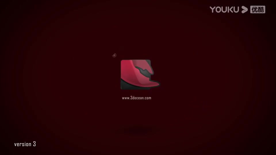 快速的圆形线条和logo揭示开场动画AE工程,含5版