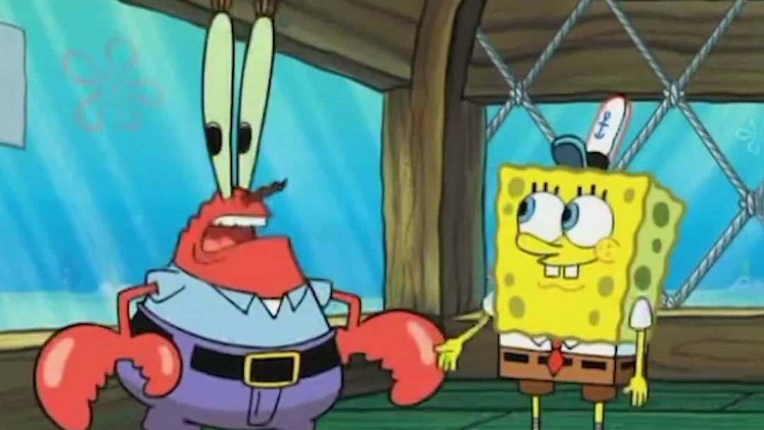 海绵宝宝:海绵宝宝和蟹老板偷偷潜入,调查痞老板真相