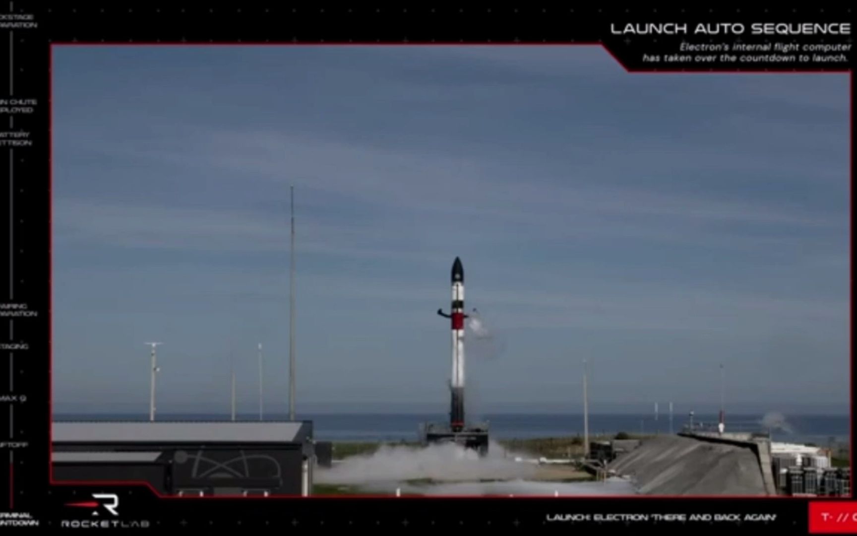 rocket lab伞降回收发射视频