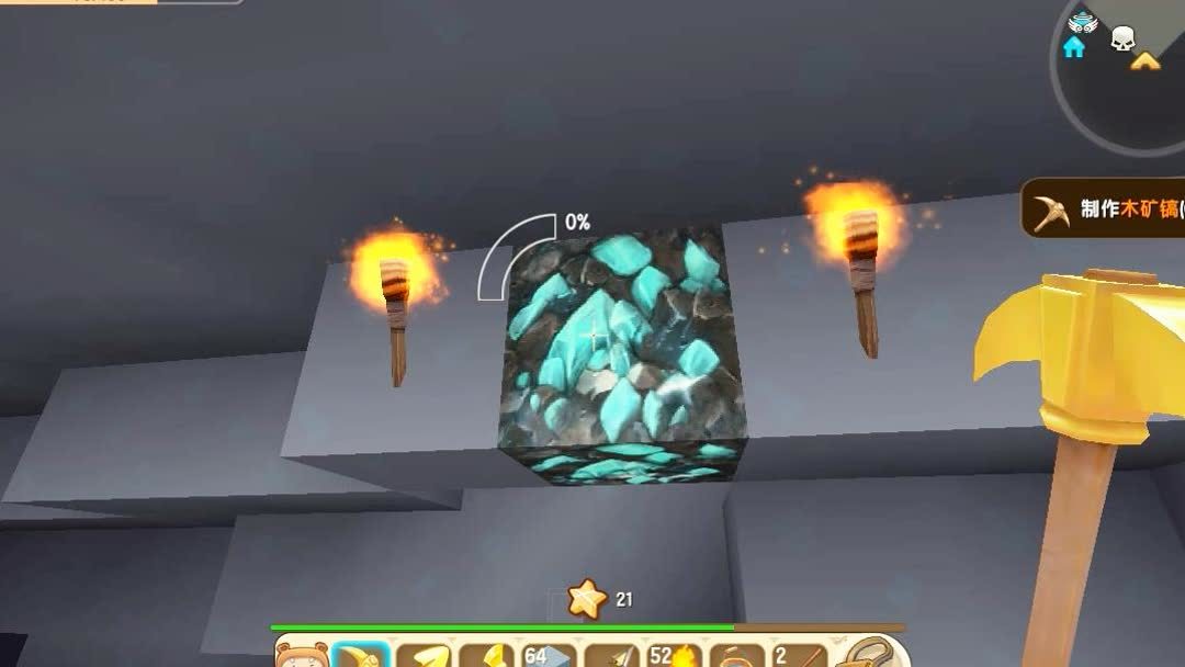 迷你世界:挖矿篇,半仙过境,寸草不生,钻石无所遁形