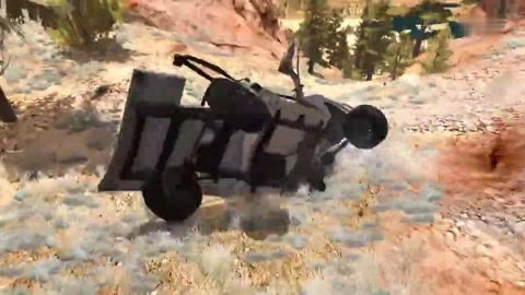 BeamNG模拟汽车翻滚测试