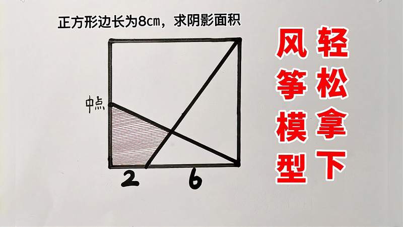 看似无从下手的一道题,用“风筝模型”轻松拿下