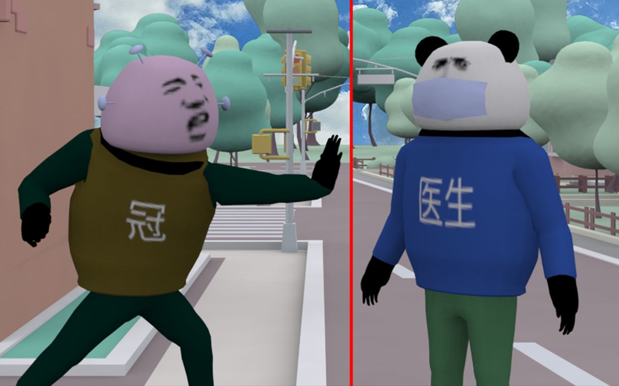 【3D沙雕动画】冠状病毒?降维打击!