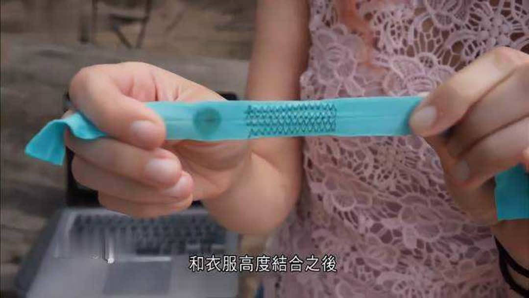接触皮肤感应人体变化纳米碳管「超级线」结合传统布料
