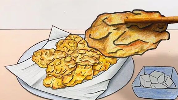 趣味定格动画,美味的油炸鸡块制作过程,太有意思了!