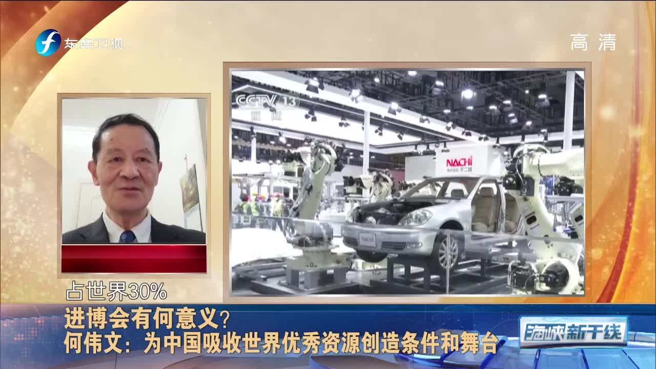 进博会有何意义? 何伟文:为中国吸收世界优秀资源创造条件和舞台