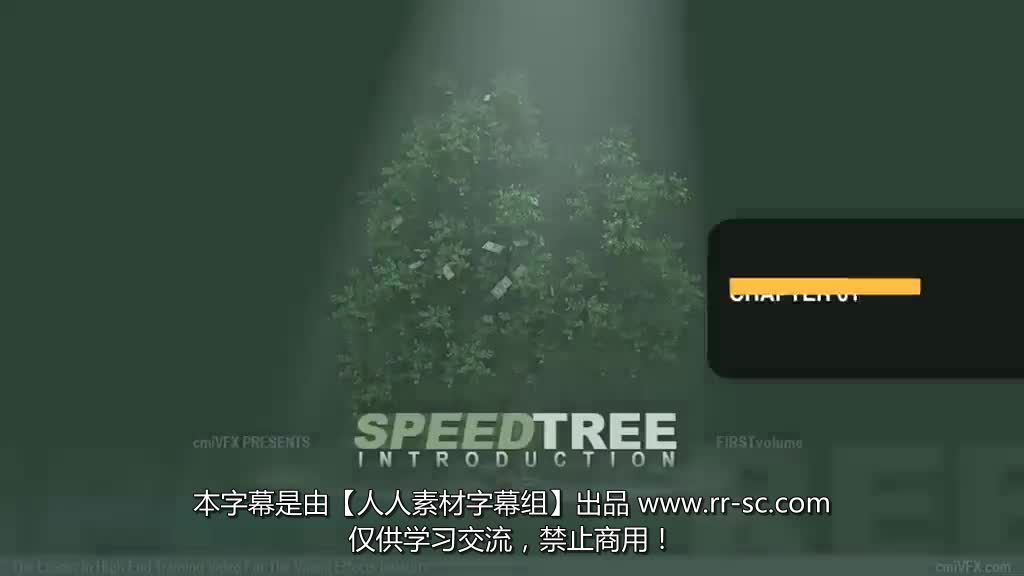 SpeedTree-树木制作入门视频教程