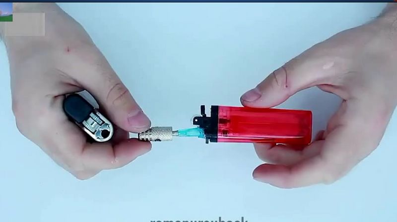 手工牛人-五毛钱的打火机秒变“火焰喷射器”,瞬间高逼格!