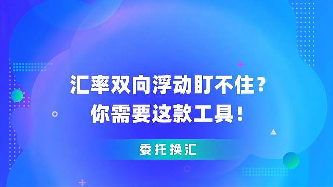 汇率浮动盯不住?你需要这款工具!