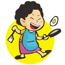 跟着妈妈学做饭 