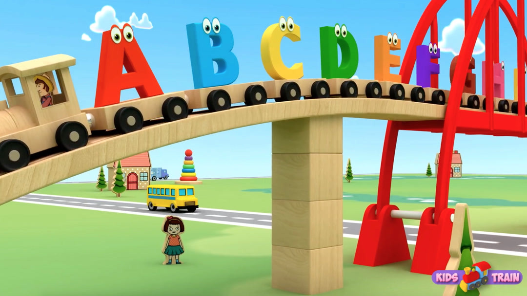 火车益智园 第1集 字母积木工厂