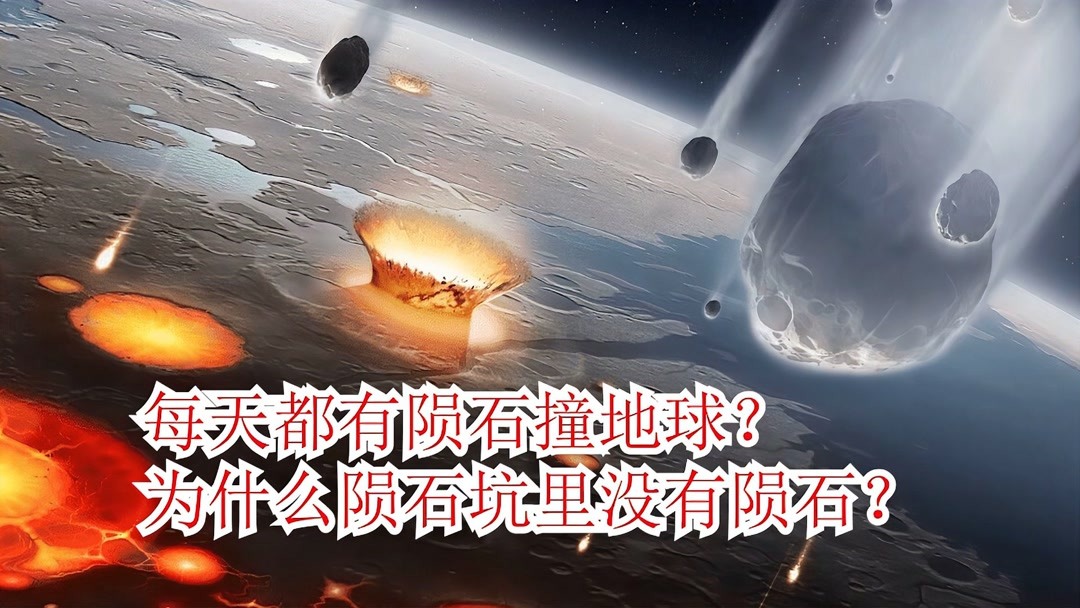 每天都有陨石撞地球?为什么陨石坑里没有陨石,陨石被谁拿走了