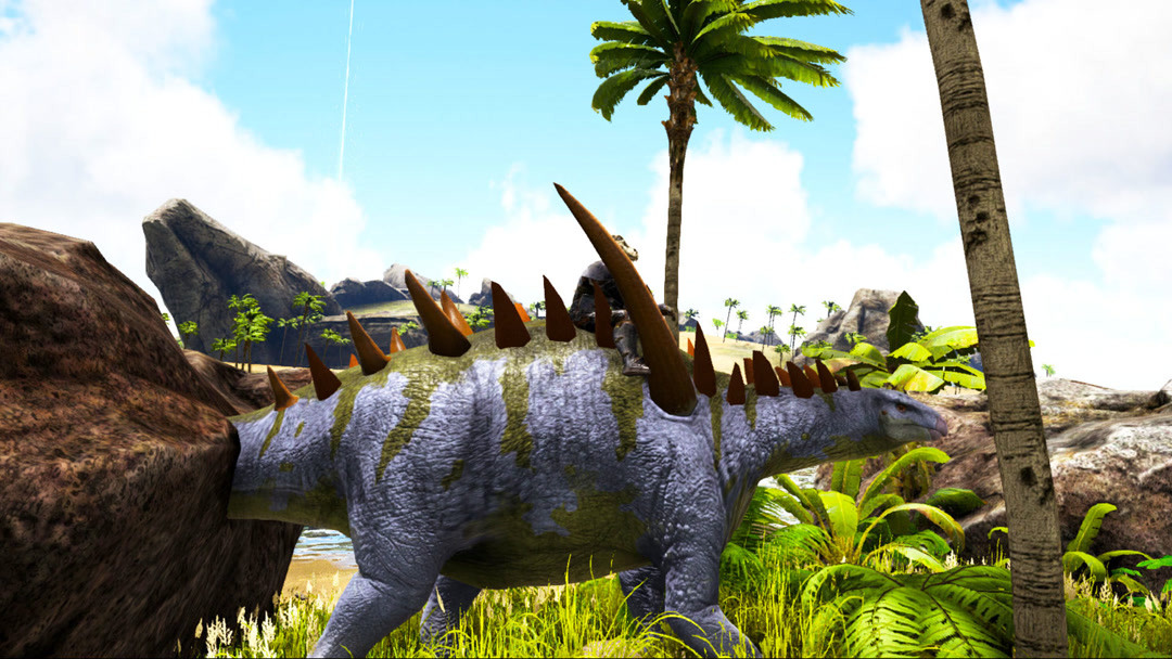 《方舟:附加生物》四川巨刺龙,一只还不错的草食龙