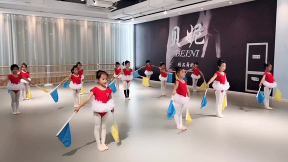 【贝妮舞蹈二级班】小旗手。手位练习#舞蹈手位