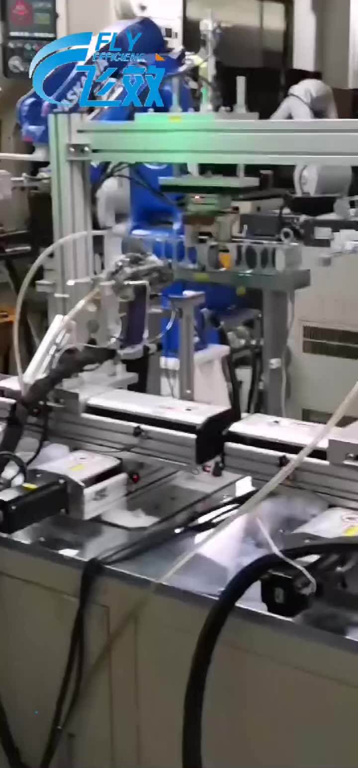 ...机配合机械手臂完成全自动拉铆_气动拉铆机自动拉铆钉设备现场应用