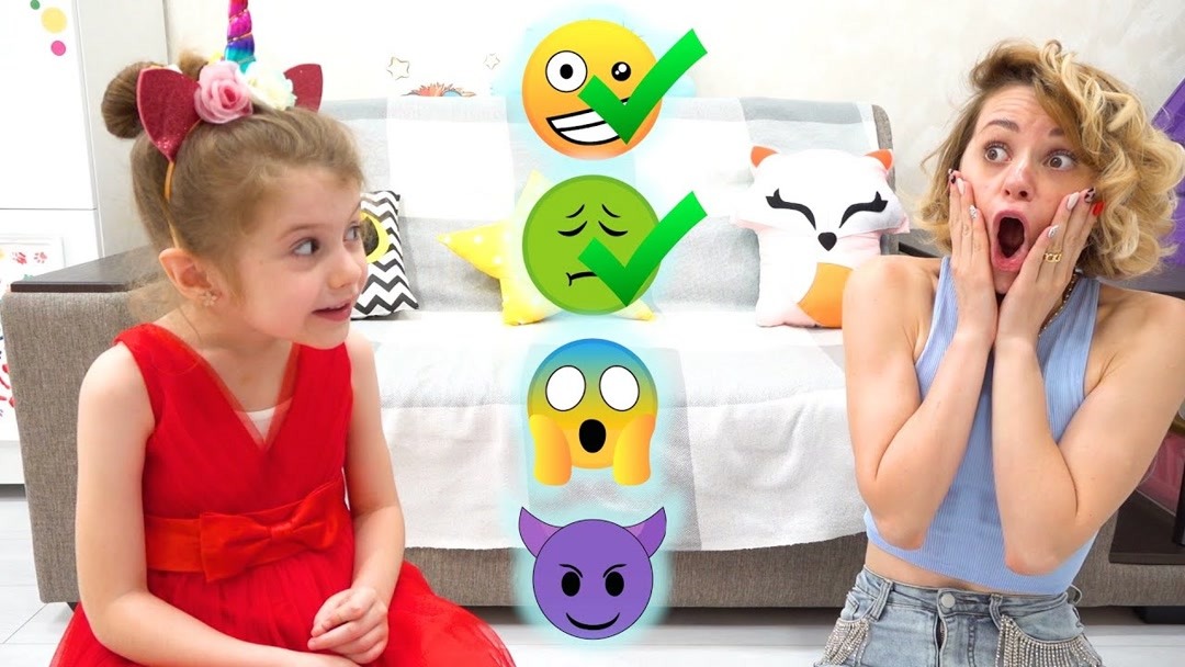 小公主伊娃 第129集 伊娃和妈妈玩模仿表情的游戏