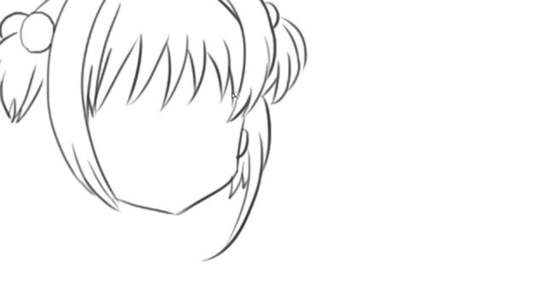 水彩画实例教学视频 小狼与小樱卡通动漫简笔画教程