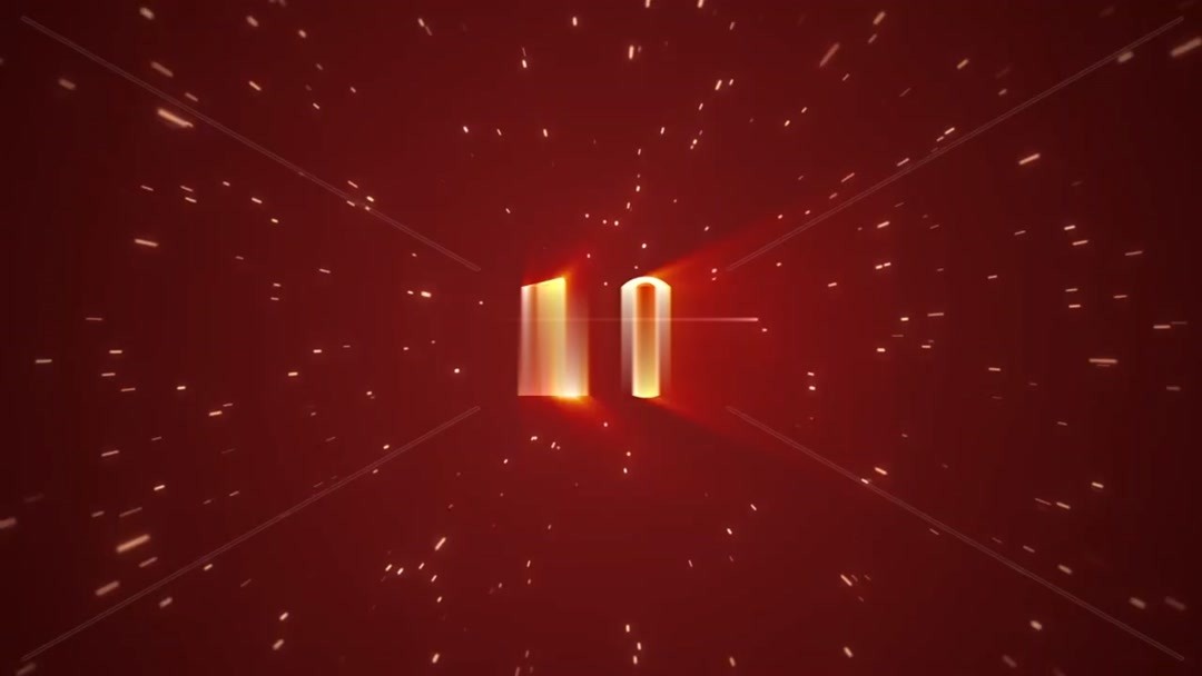 震撼2023兔年十秒新年倒计时兔年灯光秀AR视频秀