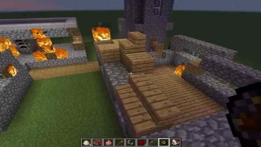 我的世界:咱们先清理完房屋木头的部分,然后再看看还剩下什么