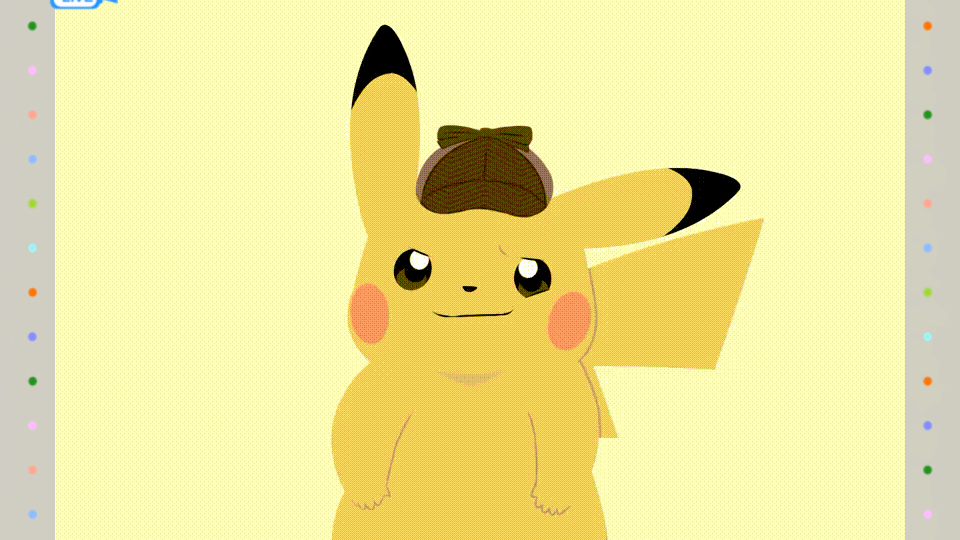 侦探皮卡丘动图表情包