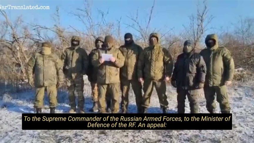俄罗斯动员兵向大帝呼吁要求安置在正确的位置上