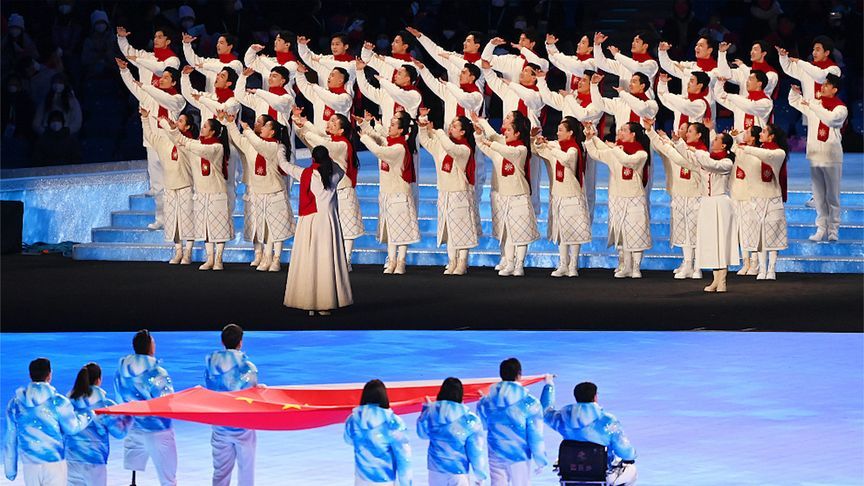最深情的告白!国家体育场现手语版国歌:无声唱出对...