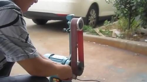 电机驱动的磨刀机 高手在民间