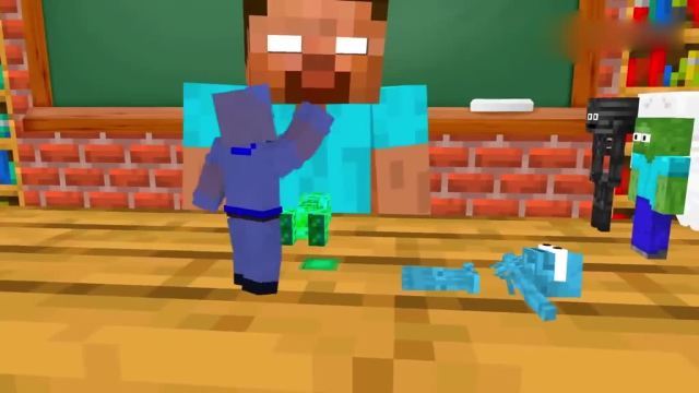 MC动画:怪物学校《迷你挑战》,冰淇凌先生VS怪物们!