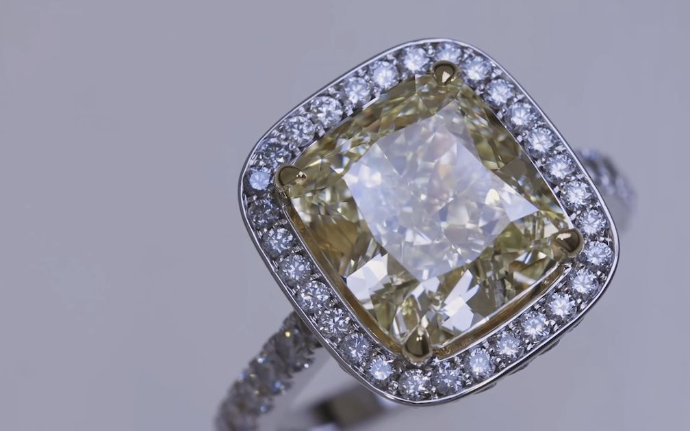 西班牙珠宝大师制作最昂贵的钻戒