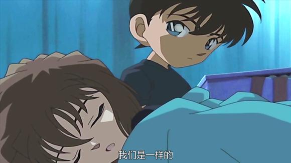 名侦探柯南:盘点柯南和灰原哀的甜蜜片段,这画面简直少儿不宜
