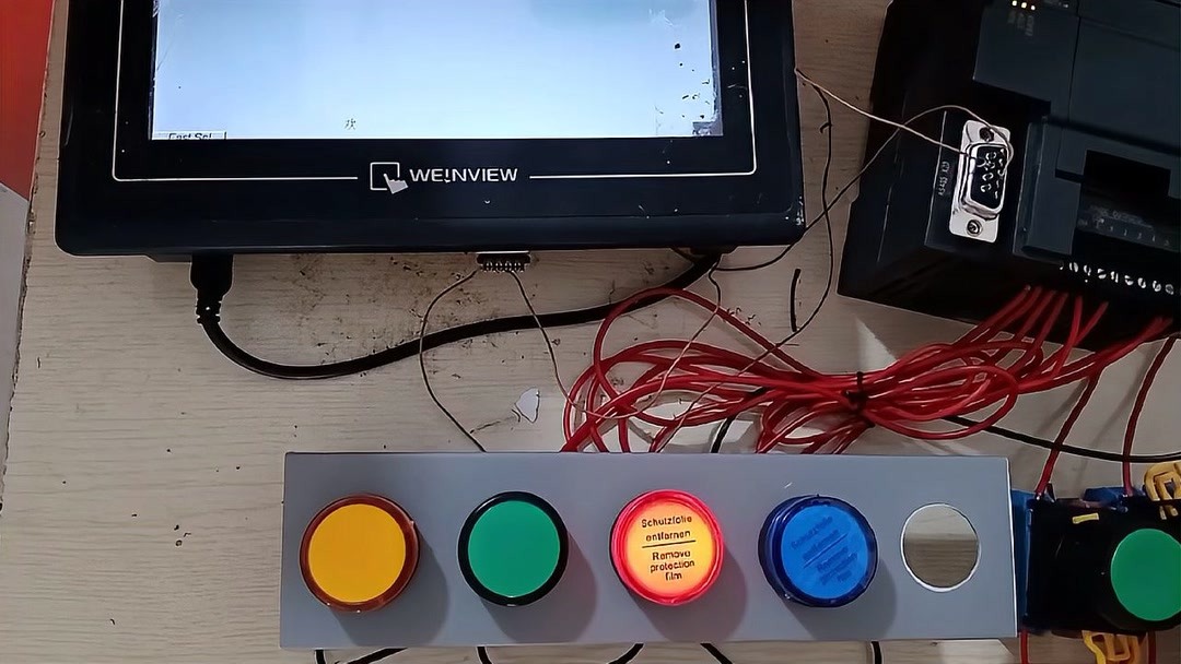 PLC电机指示报警案例