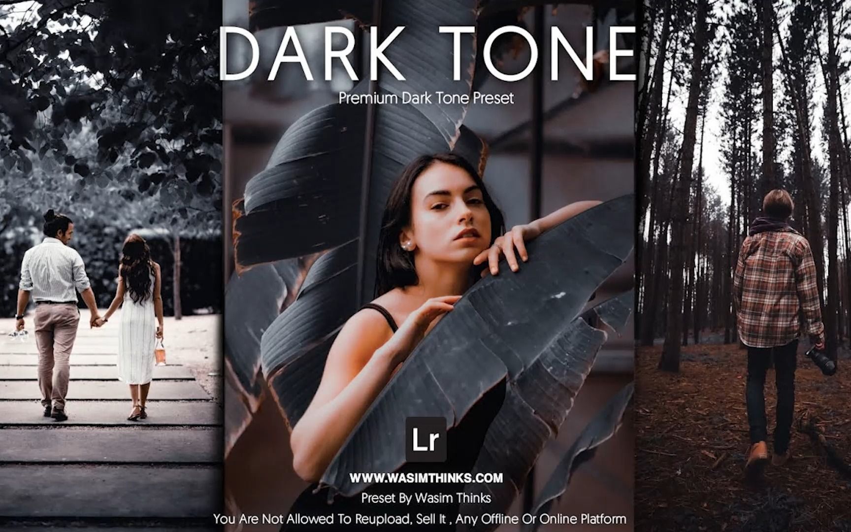 户外旅拍暗黑风格预设Lr调色教程,附手机滤镜Lightroom+PS预设下载!