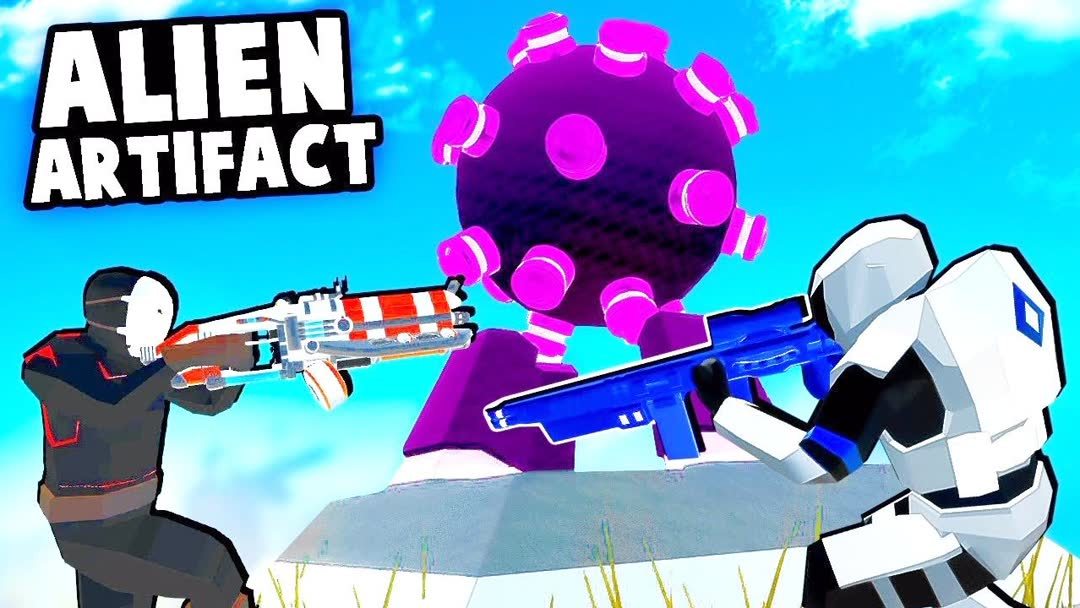 战地模拟器!能量枪大战外星部队!争夺异形水晶能量?