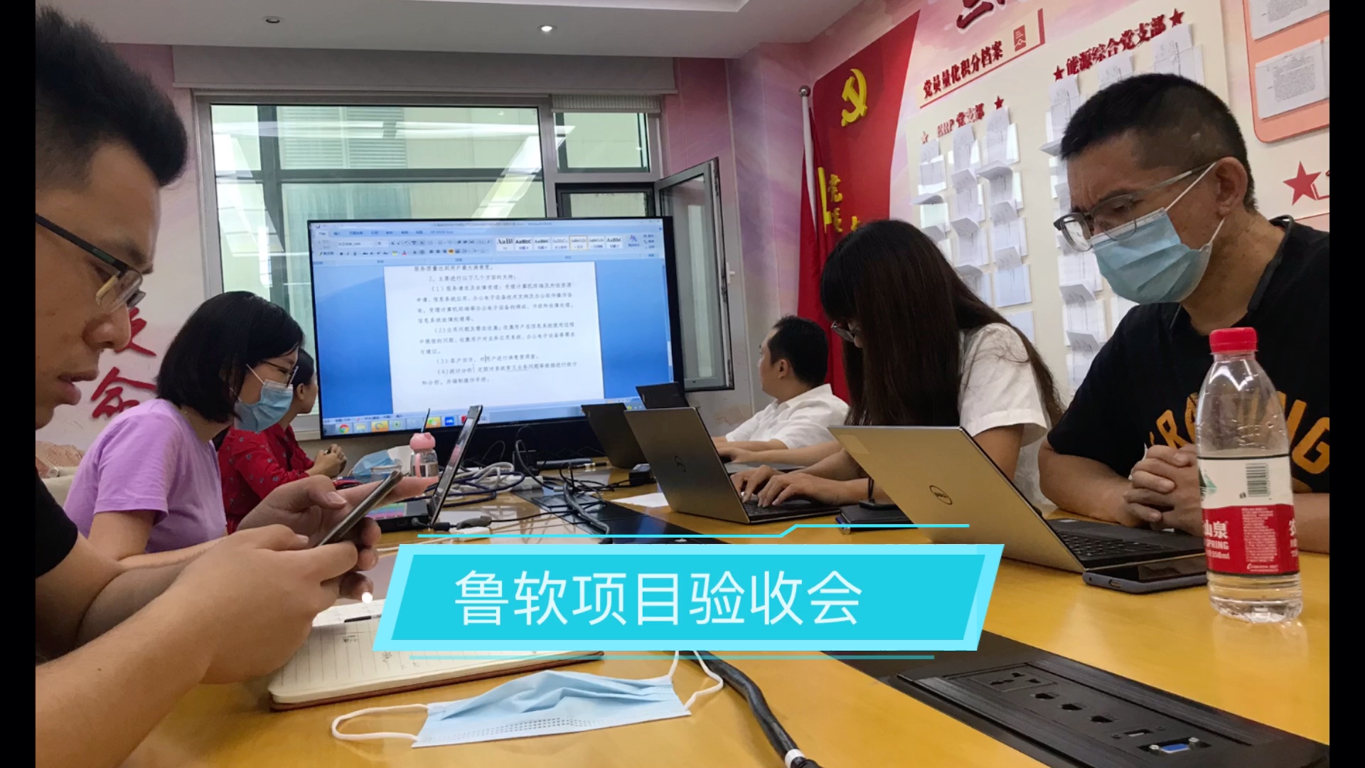 鲁软项目验收会