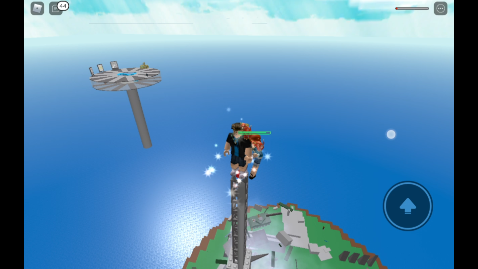 在手机上玩自然灾害模拟器。