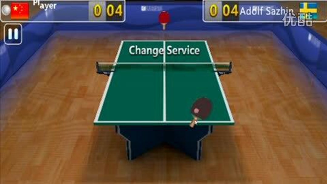 高清《3D乒乓球》游戏视频,超棒手感,球迷必备。