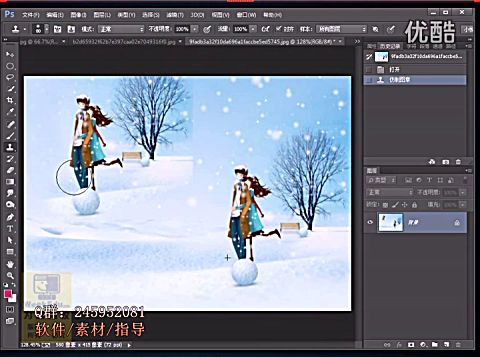 PS基础视频教程之图章的使用方法 PS修图修照片视频
