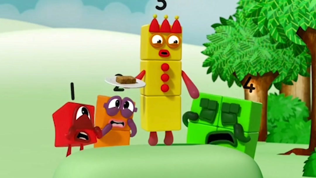 数字积木 动画游戏:有怪物出现 数字们哭爹喊娘的 真可怕