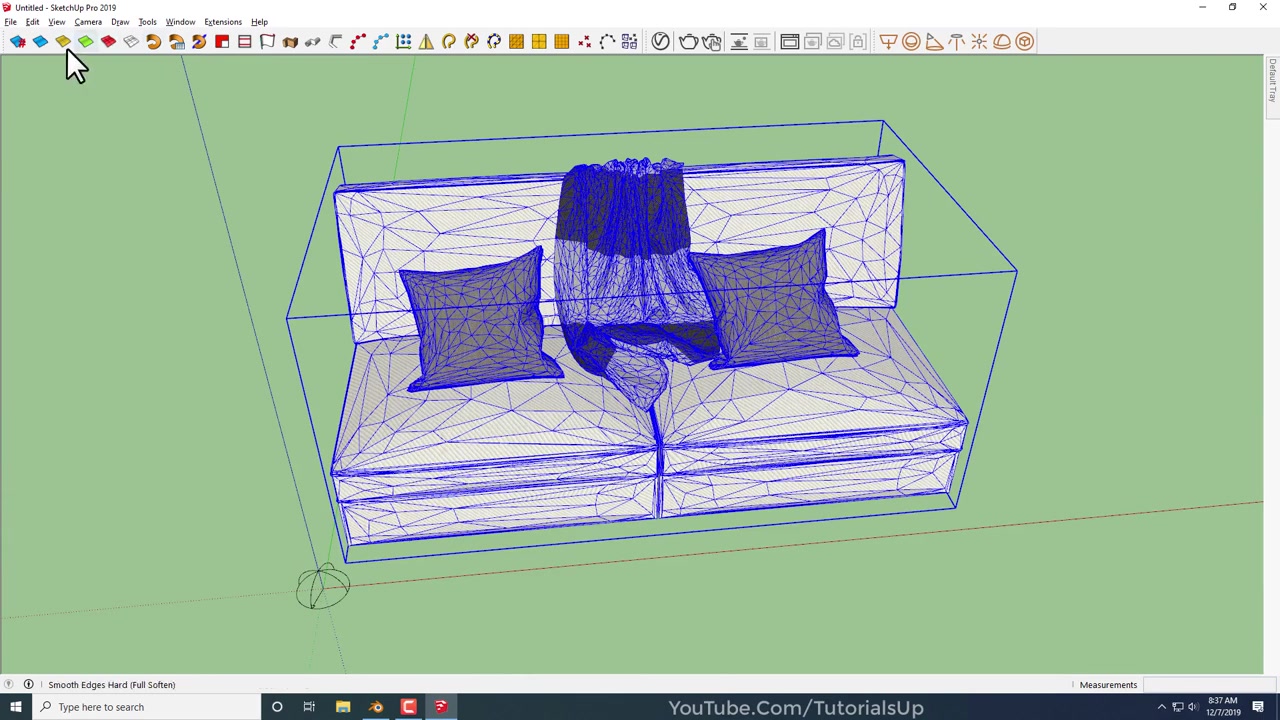 模型减少多边形数量并在SketchUp中导入