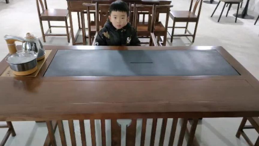 初来乍到,请多指教ߑ�ߑ�#实木茶桌 #茶桌茶台 #匠心制作