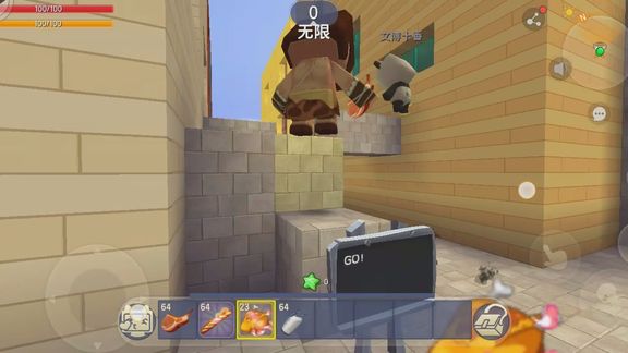 迷你世界:和小雨玩街头跑酷