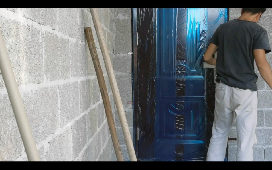 钢制室内门安装