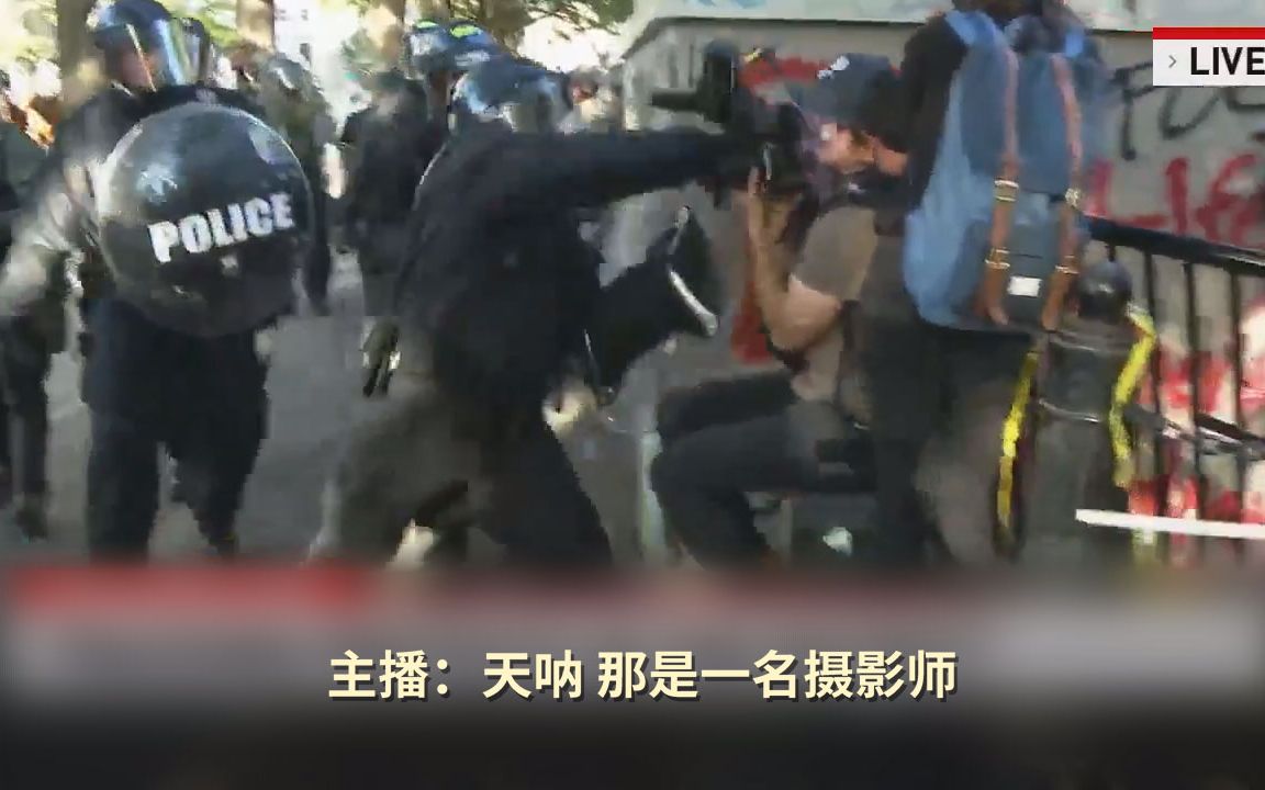 澳媒记者也遭美国警察重击:他们根本不在乎你是谁
