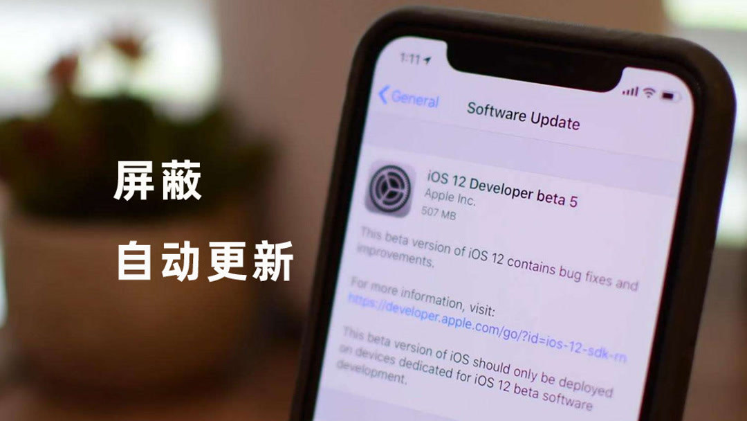 苹果iphone屏蔽系统更新描述文件,教你如何解除!