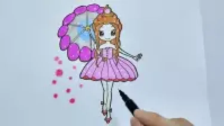 儿童简笔画教程视频之人物篇, 叶罗丽的茉莉, 简单漂亮大家都喜欢