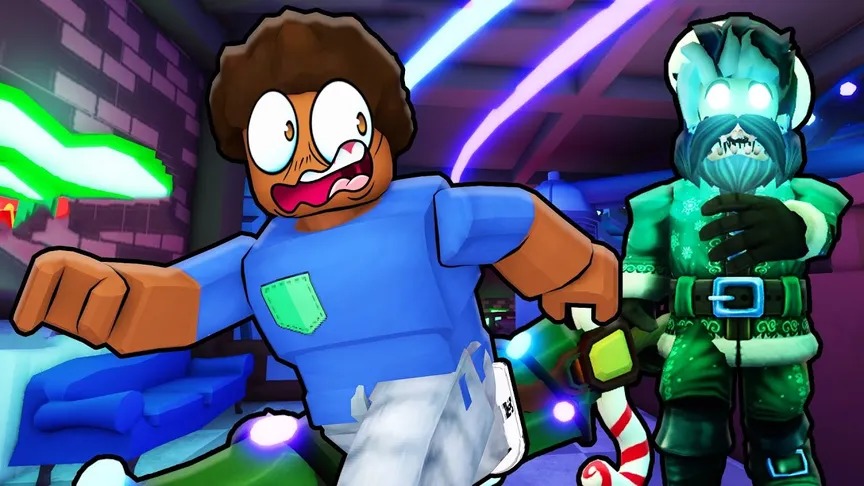 Roblox北极故事模拟器:圣诞老人把工厂毁了!熊熊火海逃出生天!